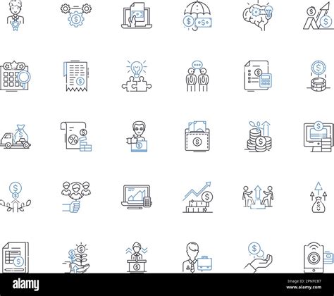 Acquire An Enterprise Line Icons Collection Expansion Growth Investment Takeover Mergers