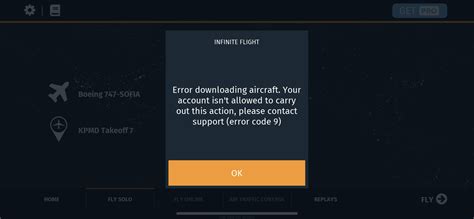 plane error support infinite flight community