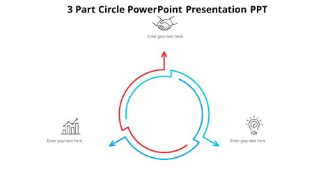 3 Part Circle Powerpoint Presentation Ppt Pptuniverse