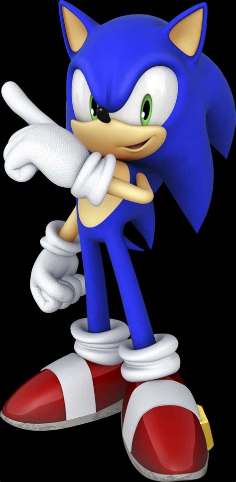 Download Sonic The Hedgehog Pointing