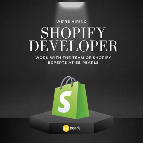 eb pearls on linkedin hiring shopifydeveloper hiringnow careers shopify ecommerce…