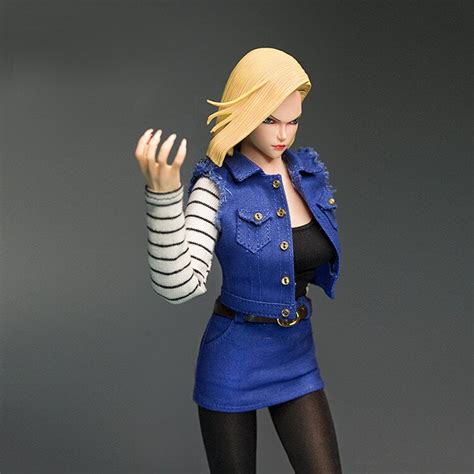 現貨16七龍珠人造人18號頭雕套裝iminitoys潮流兵人偶手辦cdtoys 露天市集 全台最大的網路購物市集
