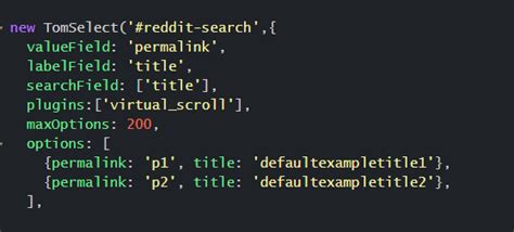 Remote Data Overwrited Default Options In Tom Select With Virtual Scroll Plugin · Issue 419