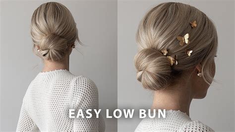 How To Make An Easy Loose Low Bun At Abby Choi Blog