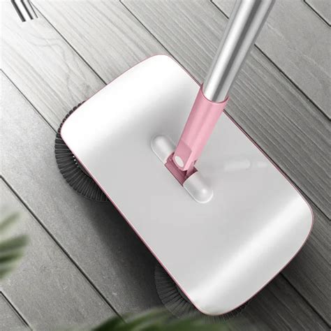 Автоматический ручной толчок уборочная машина Волшебная вращающаяся метла без электрического