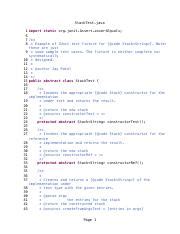 Stacktest Pdf Stacktest Java Import Static Org Junit Assert Assertequals Example