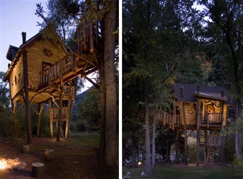 Awe Inspiring Tree House For Rustic Adventures Designs Ideas On Dornob