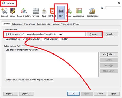 Java Unable To Create Php Project In Netbeans 82 And Apache 11 W