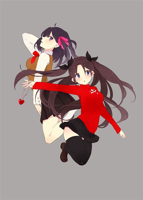 Tohsaka Rin And Matou Sakura Fate And 1 More Drawn By Meme