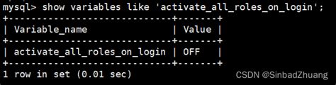 【mysql】八，角色管理 mysql查看角色 csdn博客