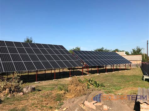 Установка солнечных батарей на земле Что нужно учесть — Solarteam Ukraine