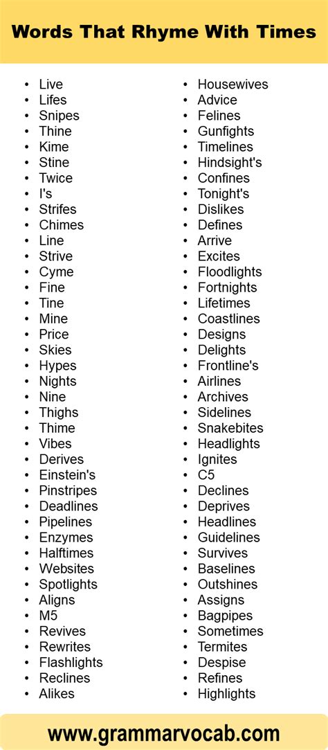 Sweet Words That Rhyme With Time At Norma Shanks Blog