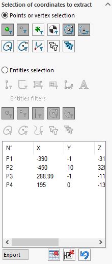Select The Coordinates To Be Extracted