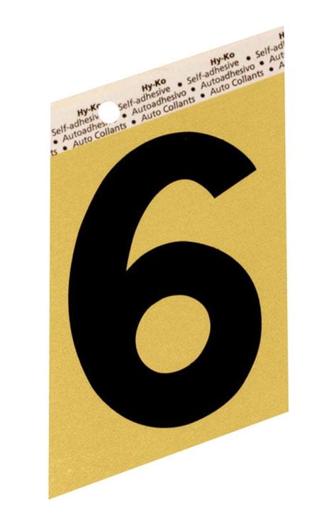 Hy Ko House Number Set Of 10 Walmart
