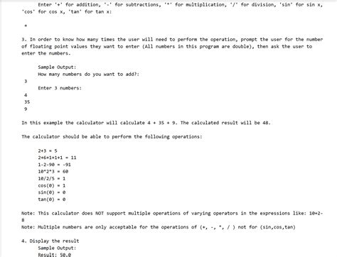 Solved The Calculator Can Operate In Two Modes Standard And Chegg