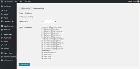Export Settings Imaginate Solutions