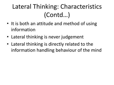 Ppt Lateral Thinking Powerpoint Presentation Free Download Id3795858