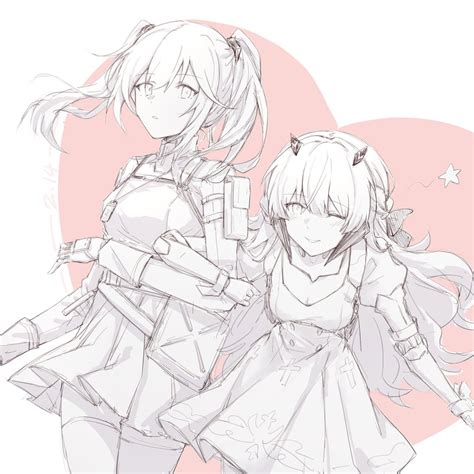 Nanami Commandant And Nanami Storm Punishing Gray Raven Drawn By