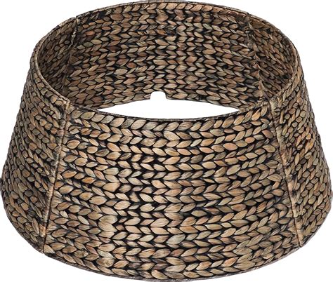 Cenboss Christmas Tree Collar Rattan Xmas Tree Collar For