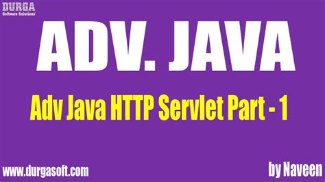 Adv Java Servlet Part 1 Youtube