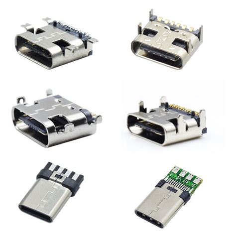 China USB Connector SMT Socket Connector Micro USB Type C Female Placement SMD DIP For PCB