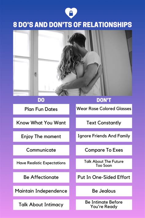 8 Dos And Donts In Relationships