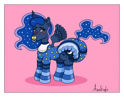 Princess Luna Diaper Humiliation By Aquaeagle On Deviantart