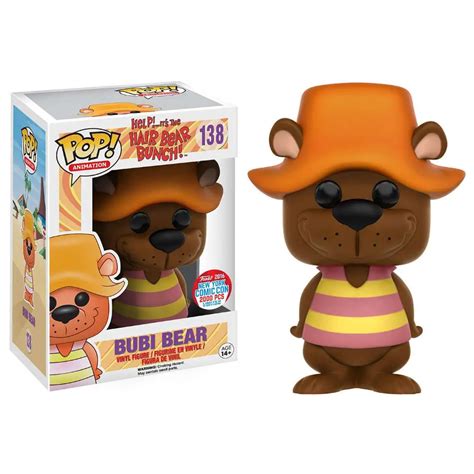 Funko Pop Hanna Barbera Bubi Bear 138 Exclusivo Original Colecionavel Moça Do Pop Funko Pop