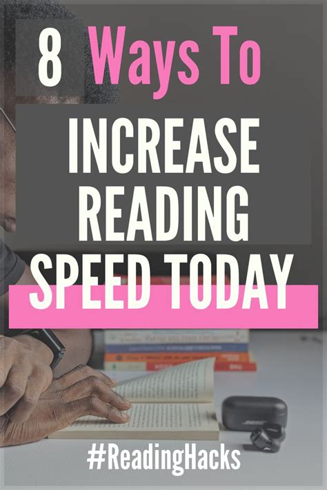 Increase Reading Speed 8 Hacks Increase Reading Speed Improve Reading Skills Speed Reading