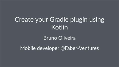 create an android plugin using kotlin speaker deck