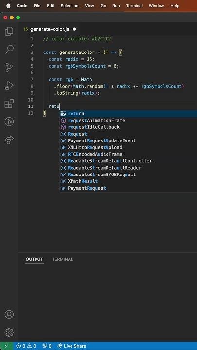 javascript generate random color shorts javascript youtube