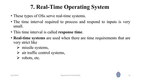 Cs403 Operating System Lec 3 Types Of Os 1 Pptx Computer Networking Computing