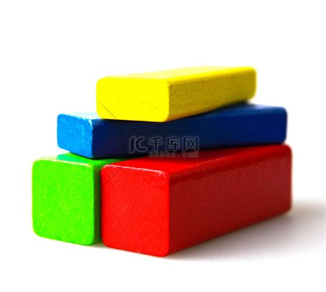 木制积木高清摄影大图 千库网