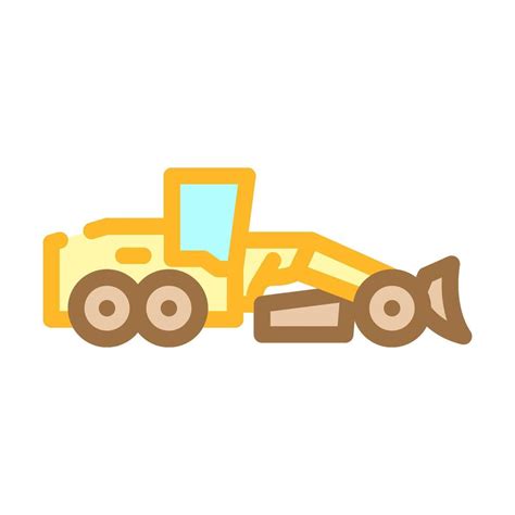 Grader Machine Construction Vehicle Color Icon Vector Illustration 39617485 Vector Art At Vecteezy