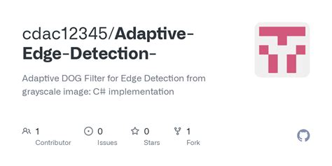 Github Cdac12345adaptive Edge Detection Adaptive Dog Filter For