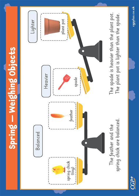 Spring — Weighing Objects Reception Cgp Plus
