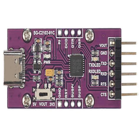 usb to uart serial port bridge module cp2102 type c connector [219440