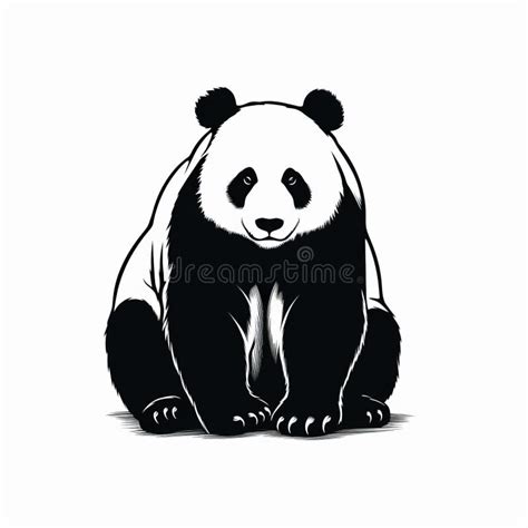 简单熊猫轮廓 黑白插图 库存例证 插画 包括有 变冷 回忆 大刀 大量 数字式 敲打 生物 291458442