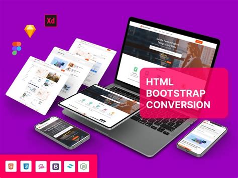 Figma Xd Psd To Html Scss Bootstrap Tailwind Css Responsive Website Upwork