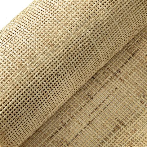 16 Width Square Rattan Cane Webbing Roll 3 Feet Length For Caning