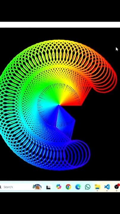 Awesome Colorful Circle Pattern Using Python 💫🌈 Turtle Python