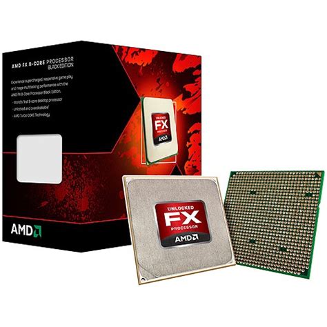 Amd Fd8350frhkbox Fx 8350 Vishera Black Edition 8 Core 4 0ghz 4 2ghz Turbo Socket Am3 Desktop