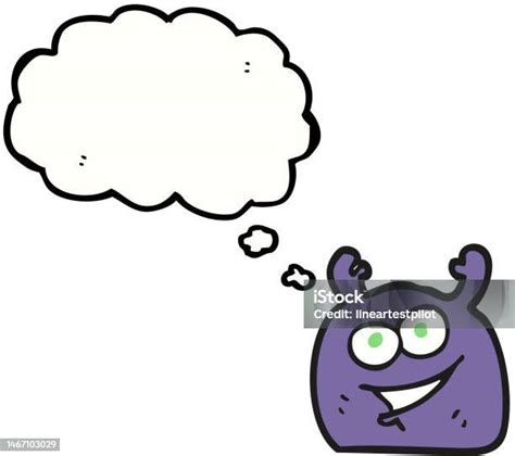 자유형 그린 생각 거품 만화 작은 외계인 0명에 대한 스톡 벡터 아트 및 기타 이미지 0명 귀여운 기이함 Istock