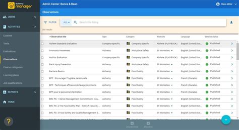 Redesigned Alchemy Coach Observation Pages Are Intuitive And Easy Product News Alchemy Systems