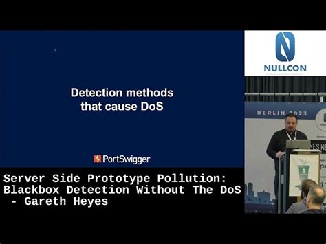 Nullcon Talk Server Side Prototype Pollution Blackbox Detection Without The Dos From Nullcon