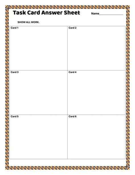 Vector Task Cards Dot Product Angle Between Vectors Classification