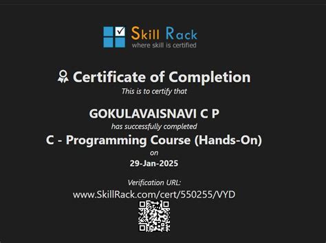 Cprogramming Skillrack Coding Programming Certification Learning