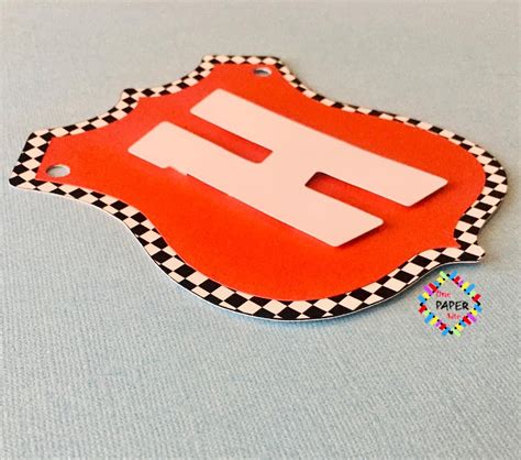 Lightning Mcqueen Banner Birthday Party Decoration