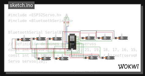 Robot Wokwi Esp32 Stm32 Arduino Simulator