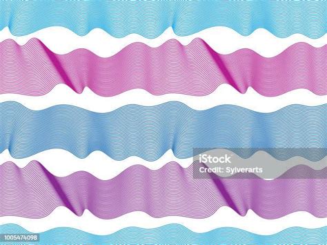 파도 완벽 한 패턴 벡터 물 콧 물 곡선 라인 추상 반복 끝 없는 배경 화려한 리듬 파도 배경 주제에 대한 스톡 벡터 아트 및